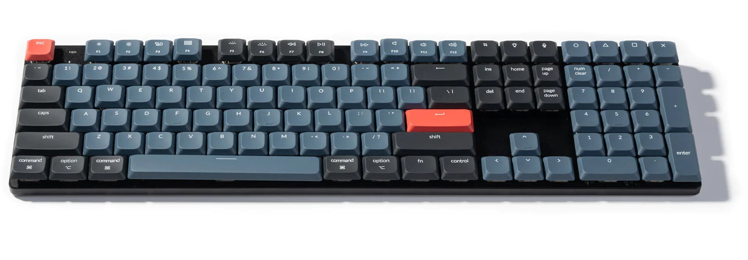 Keychron Black and Grey 135 Key LSA Profile ABS Backlit Keycap Set
