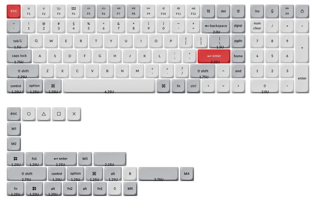 Low Profile Keycaps