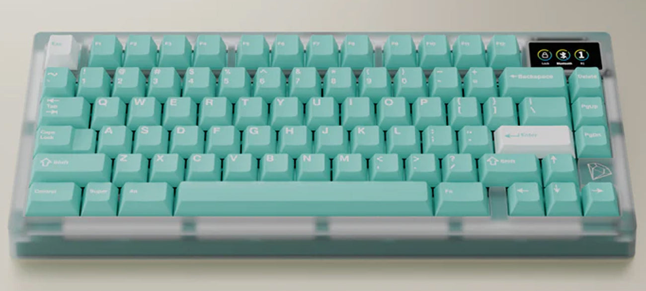 Meletrix Akuamarin 198 Key Cherry Profile Double Shot ABS Keycap Set