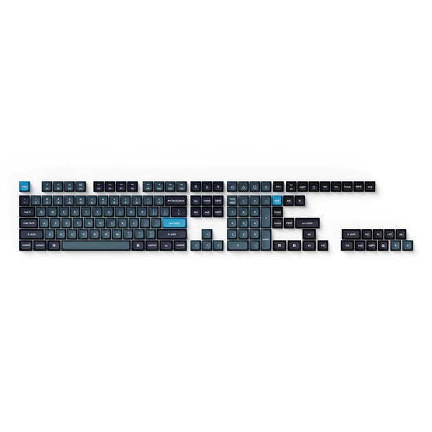 Keychron Dark Grey / Greyish Blue 140 Key KSA Profile Double Shot PBT