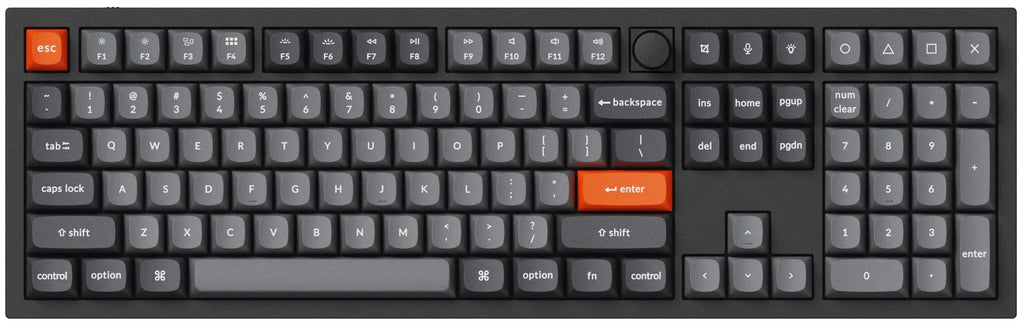 Keychron Grey 141 Key OSA Profile Double Shot PBT Keycap Set