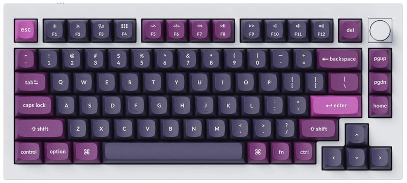 Keychron Purple 141 Key OSA Profile Double Shot PBT Keycap Set