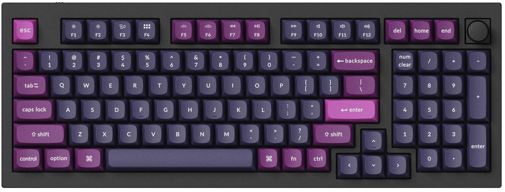 Keychron Purple 141 Key OSA Profile Double Shot PBT Keycap Set