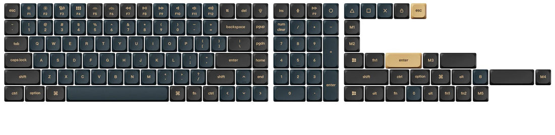 Keychron Knight V2 133 Key LSA Double Shot PBT Keycap Set