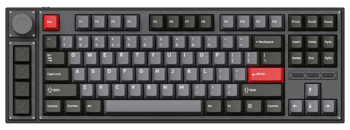 Keychron Dolch Red 143 Key Cherry Profile Double Shot PBT Keycap Set