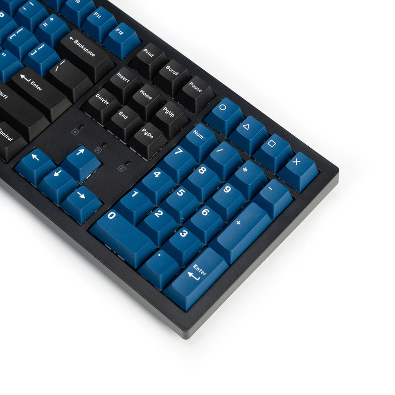 Keychron Blue / Black / Yellow 143 Key Cherry Profile Double Shot PBT