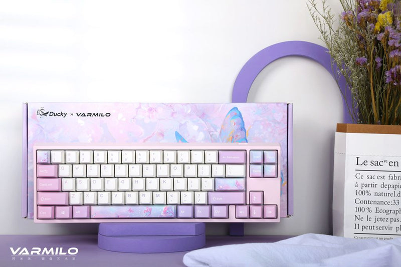 Ducky x Varmilo Miya Pro Dreams on Board 65% White LED Dye Sub PBT Mec
