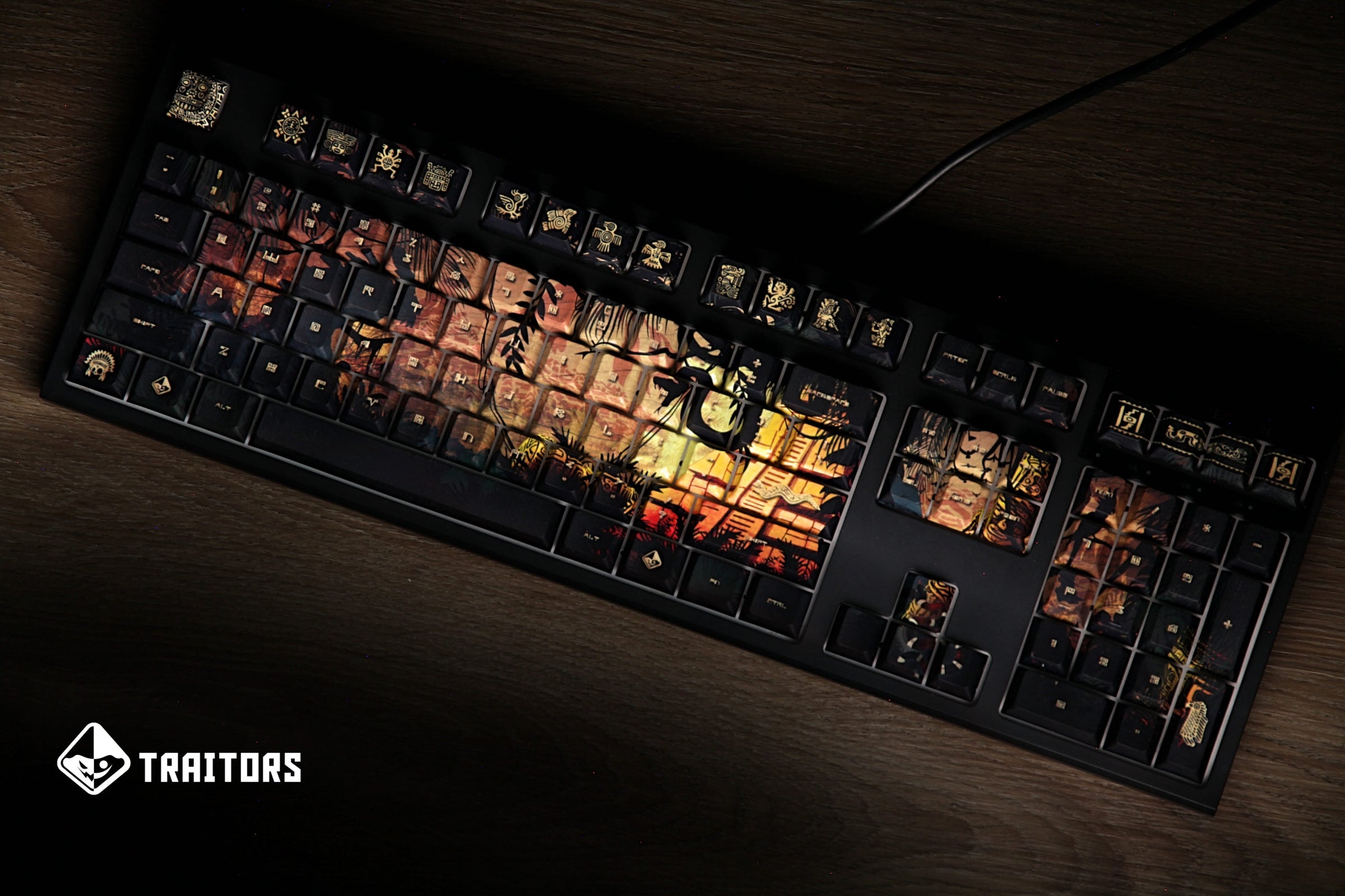 Traitors El Dorado 108 Key Cherry Profile Dye Sub PBT Keycap Set