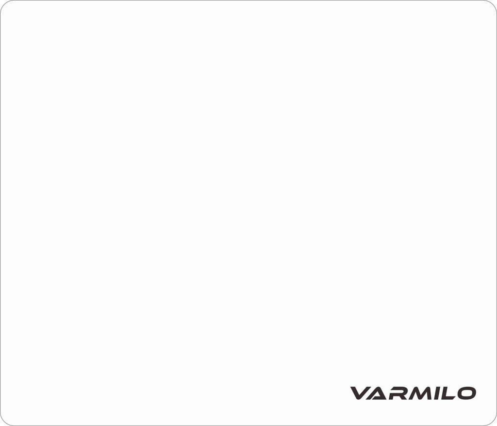 Varmilo White Tempered Glass Mouse Pad
