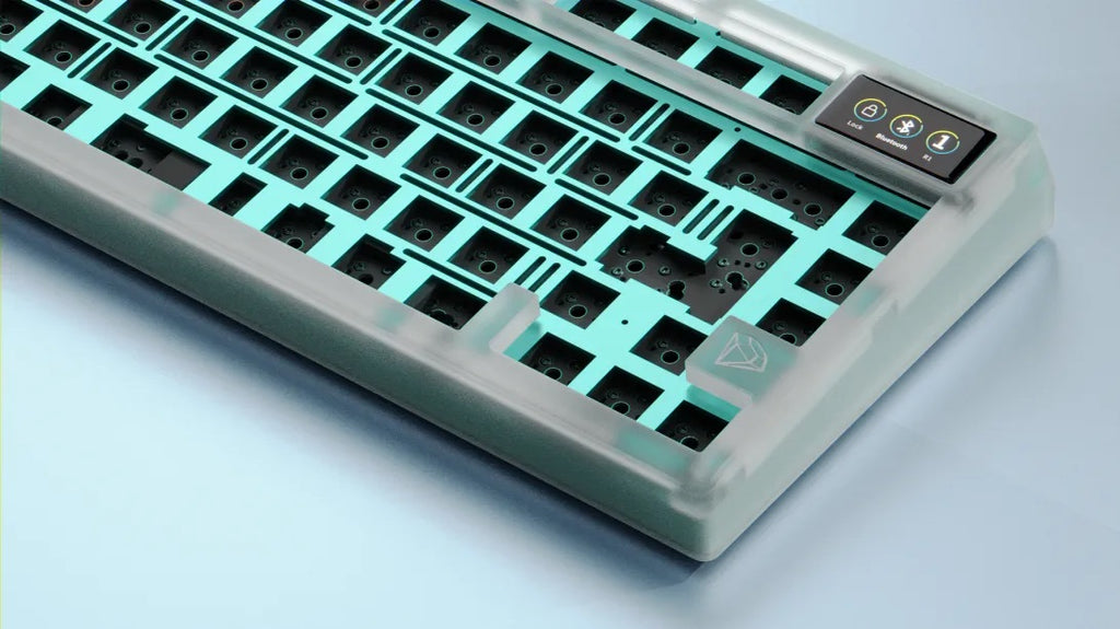 Meletrix Zoom75 Akuamarin Barebones 75% Hotswap Wireless RGB Keyboard
