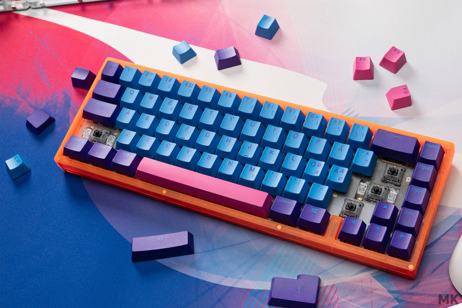 Ducky Joker Nordic 109 Key OEM Profile Double Shot PBT Keycap Set