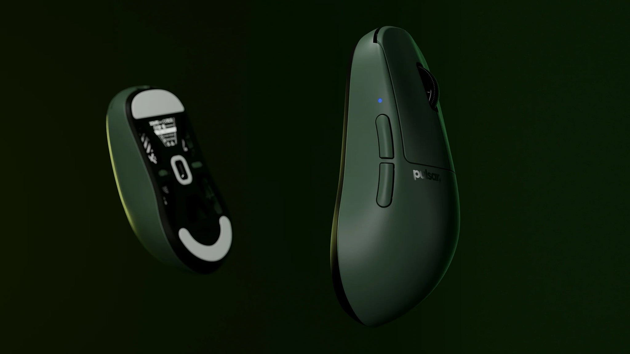 Pulsar X2H Founder's Edition Green 1K / 4K Wireless Mouse