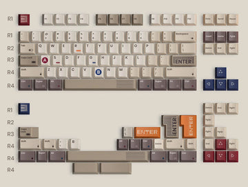 Vintage Throwback Keycaps