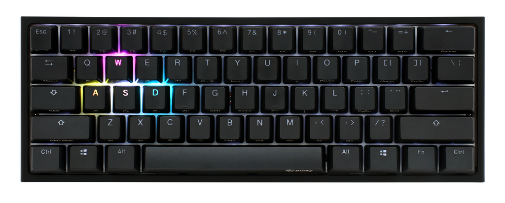 Ducky One 2 Mini v2 RGB LED 60% Double Shot PBT Mechanical Keyboard