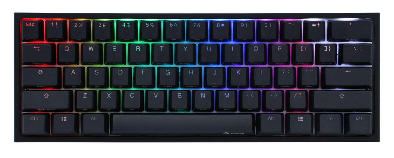 Ducky One 2 Mini v2 RGB LED 60% Double Shot PBT Mechanical Keyboard