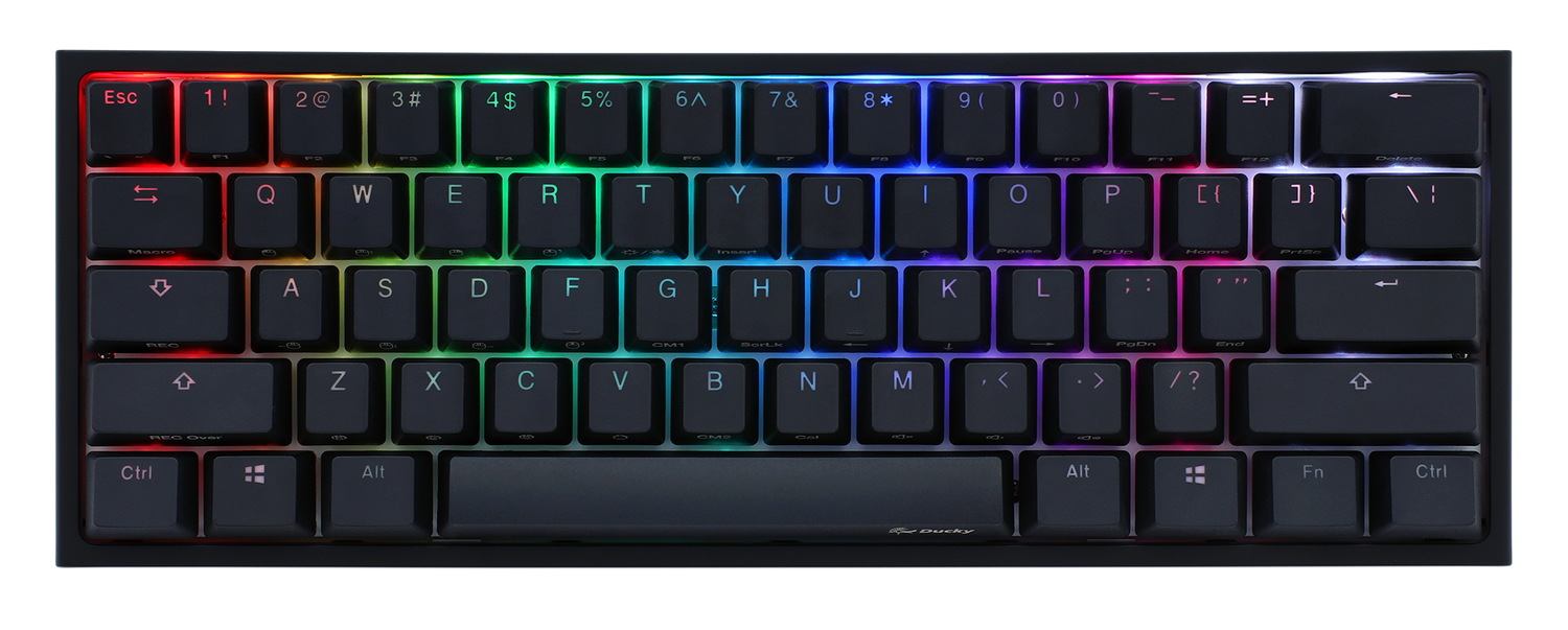 Ducky One 2 Mini v2 RGB LED 60% Double Shot PBT Mechanical Keyboard