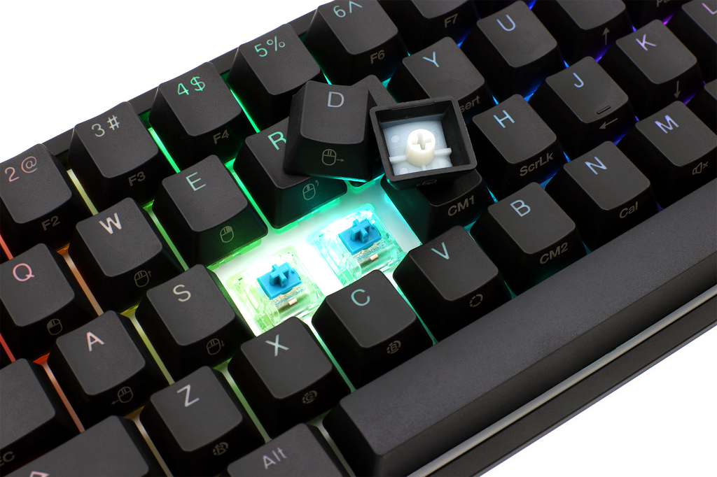 Ducky One 2 Mini v2 RGB LED 60% Double Shot PBT Mechanical Keyboard