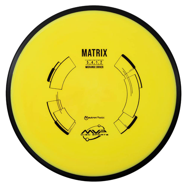 MVP Disc Sports Neutron Matrix Disc Golf Midrange (Colors May Vary)
