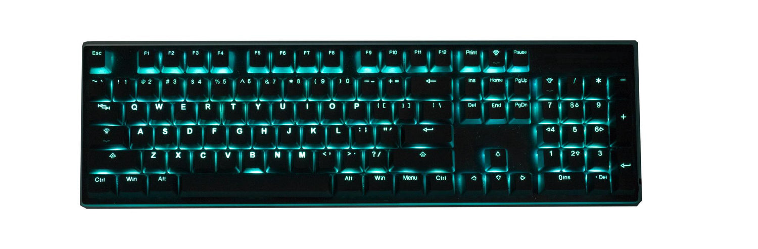 Tai-Hao Black Backlit 117 Key OEM Profile Double Shot PBT Keycap Set