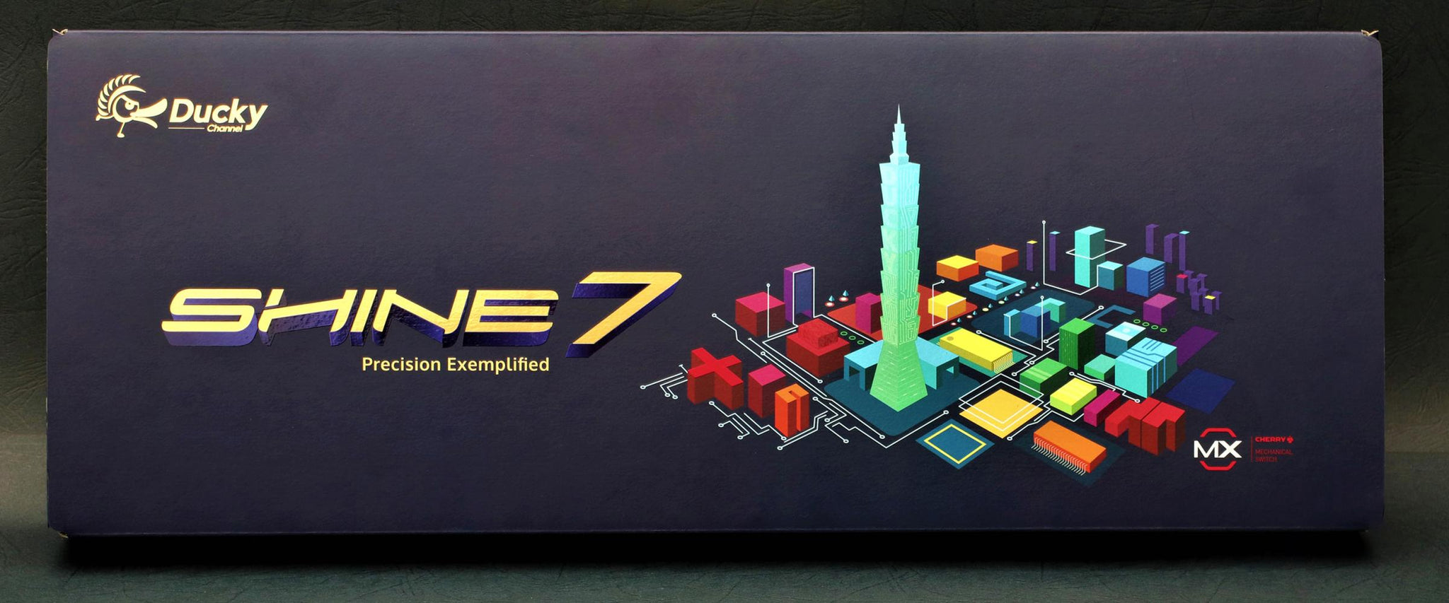 Ducky Shine 7 Blackout MK Exclusive First Release RGB LED Double Shot