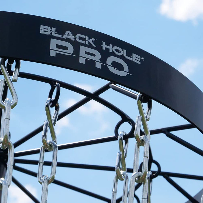 MVP Disc Sports Black Hole Pro 24-Chain Disc Golf Basket Target
