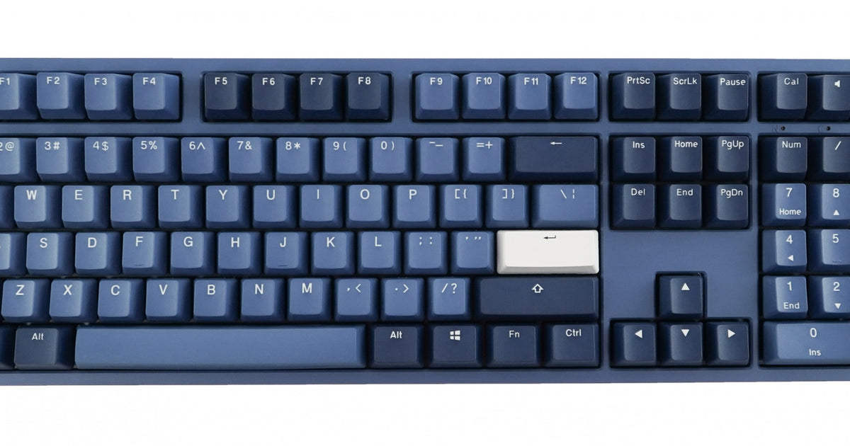 Ducky x MK One 2 Good in Blue Double Shot PBT Mechanical Keyboard