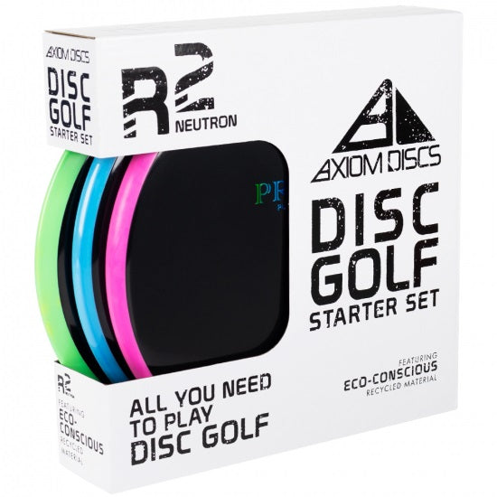 Axiom Discs 3-Disc Eclipse R2 Neutron Disc Golf Starter Set (Colors an