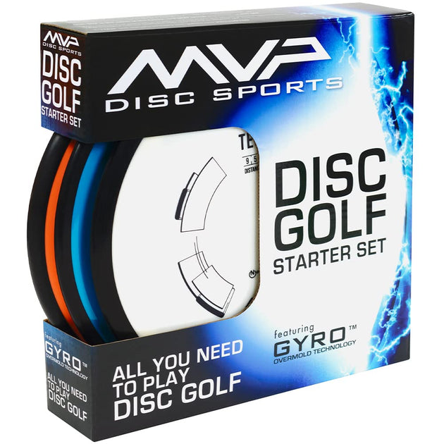 MVP Disc Sports 3-Disc Premium Disc Golf Starter Set (Colors and Model
