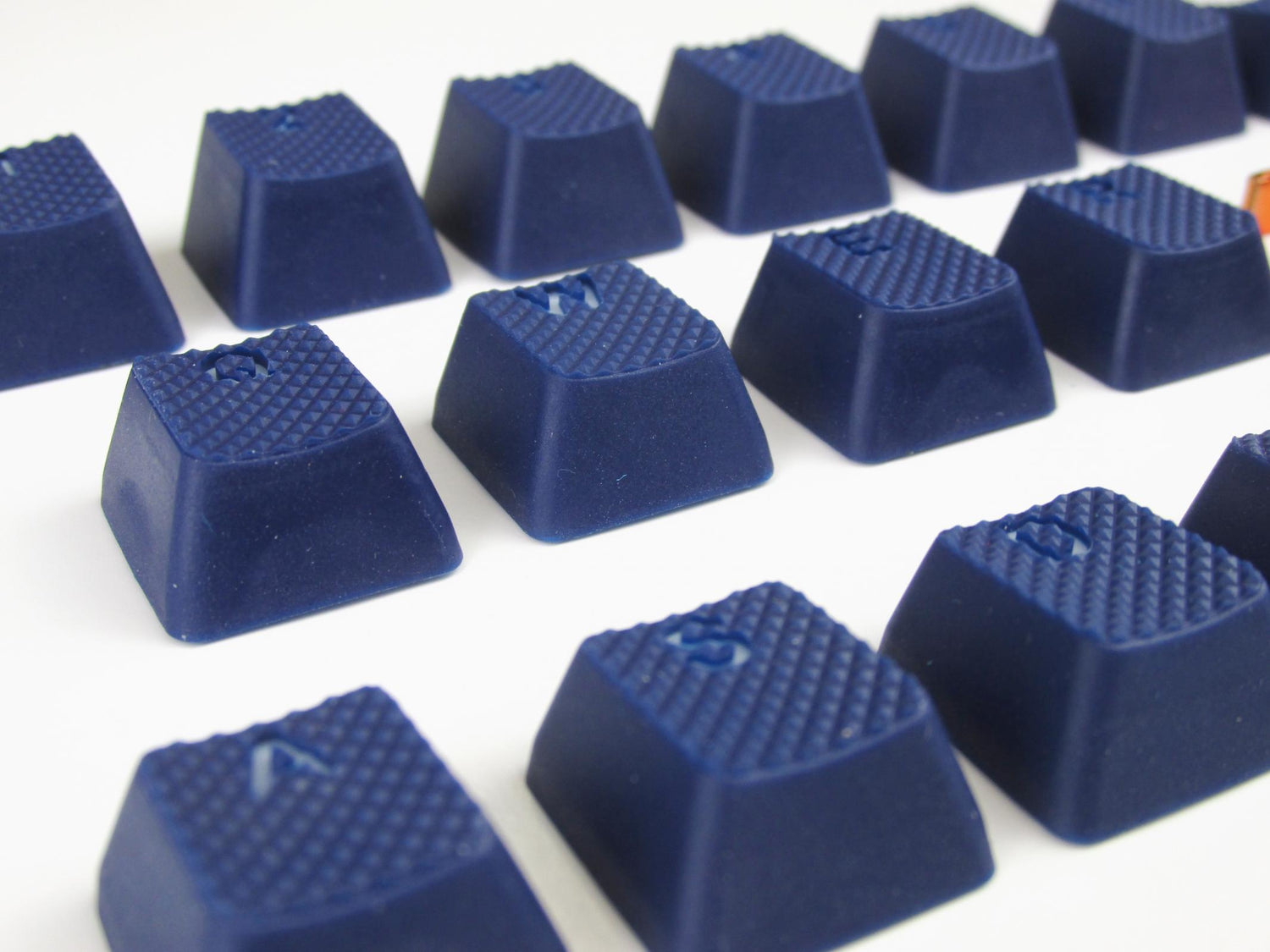 Tai-Hao Blue Backlit 18 Key OEM Profile Double Shot TPR Rubber Keycap
