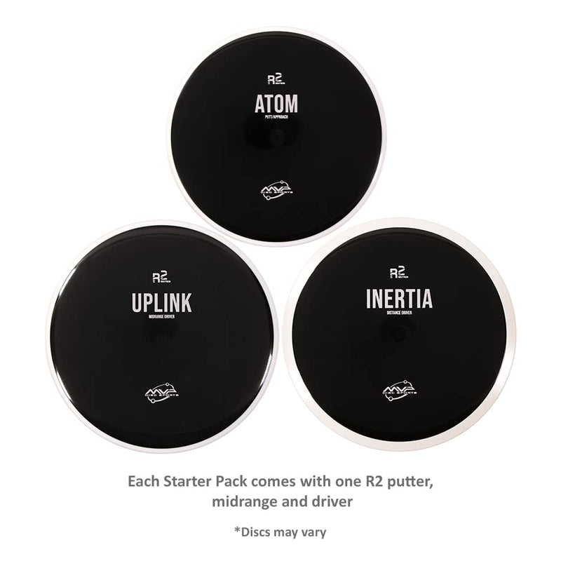 MVP Disc Sports 3-Disc R2 Neutron Disc Golf Starter Set (Colors and Mo