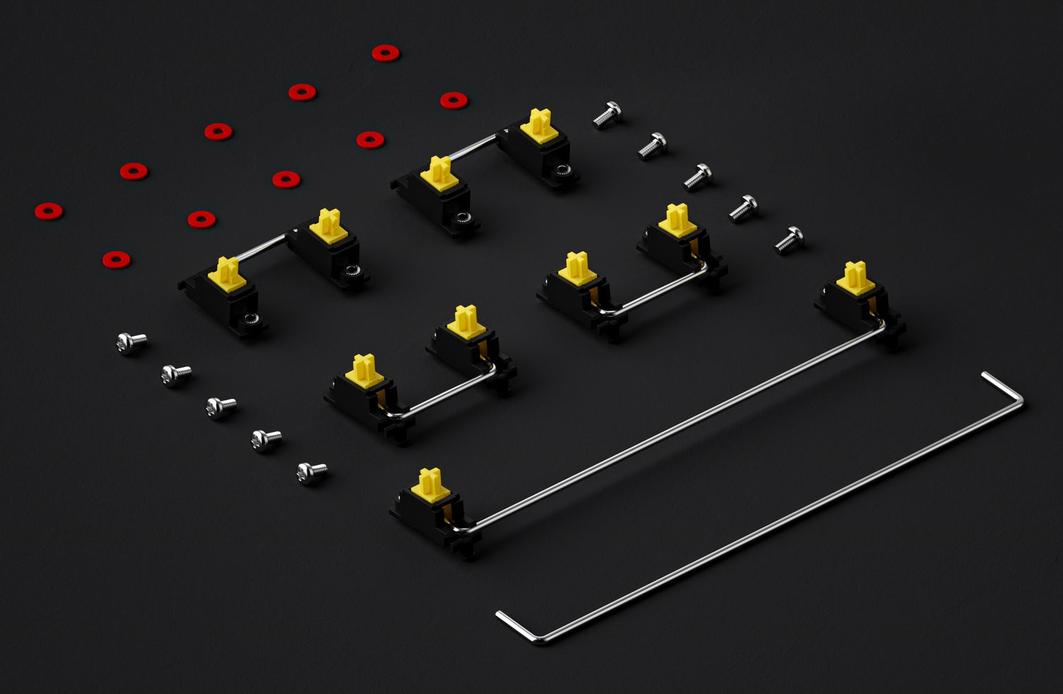 Gateron Stabilizers PCB Mount Screw-In TKL Kit