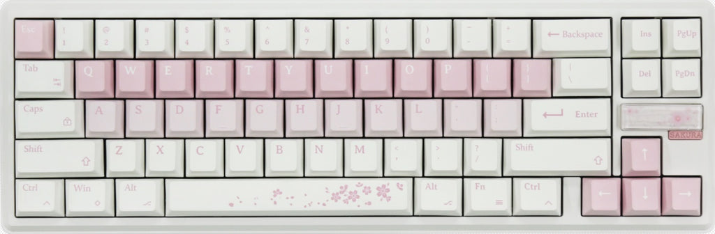 Varmilo Sword68 Sakura Aluminum 65% Hotswap Wireless RGB Mechanical Ke