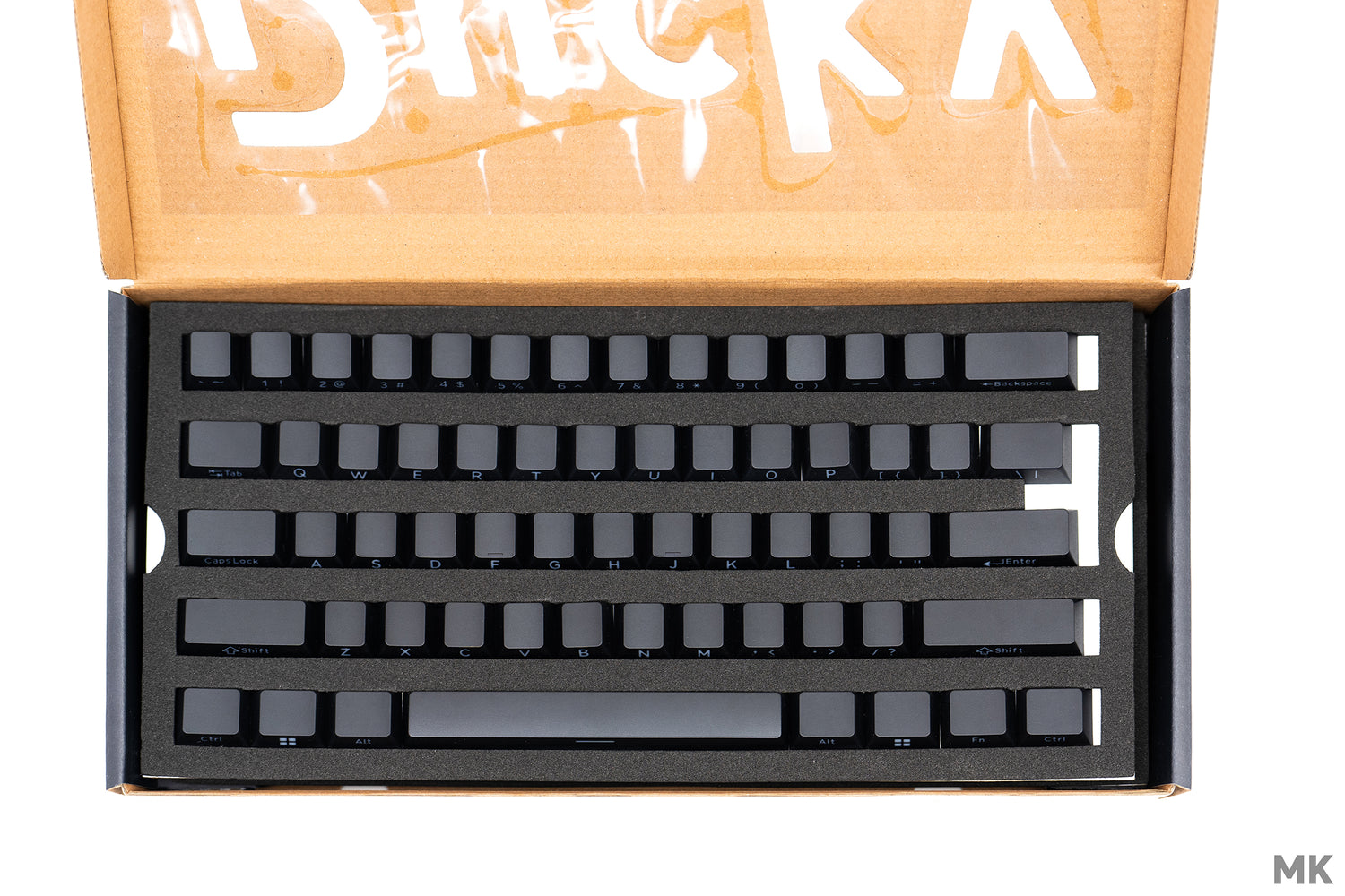 Ducky Black Backlit 108 Key Cherry Side Print Double Shot PBT Keycap S