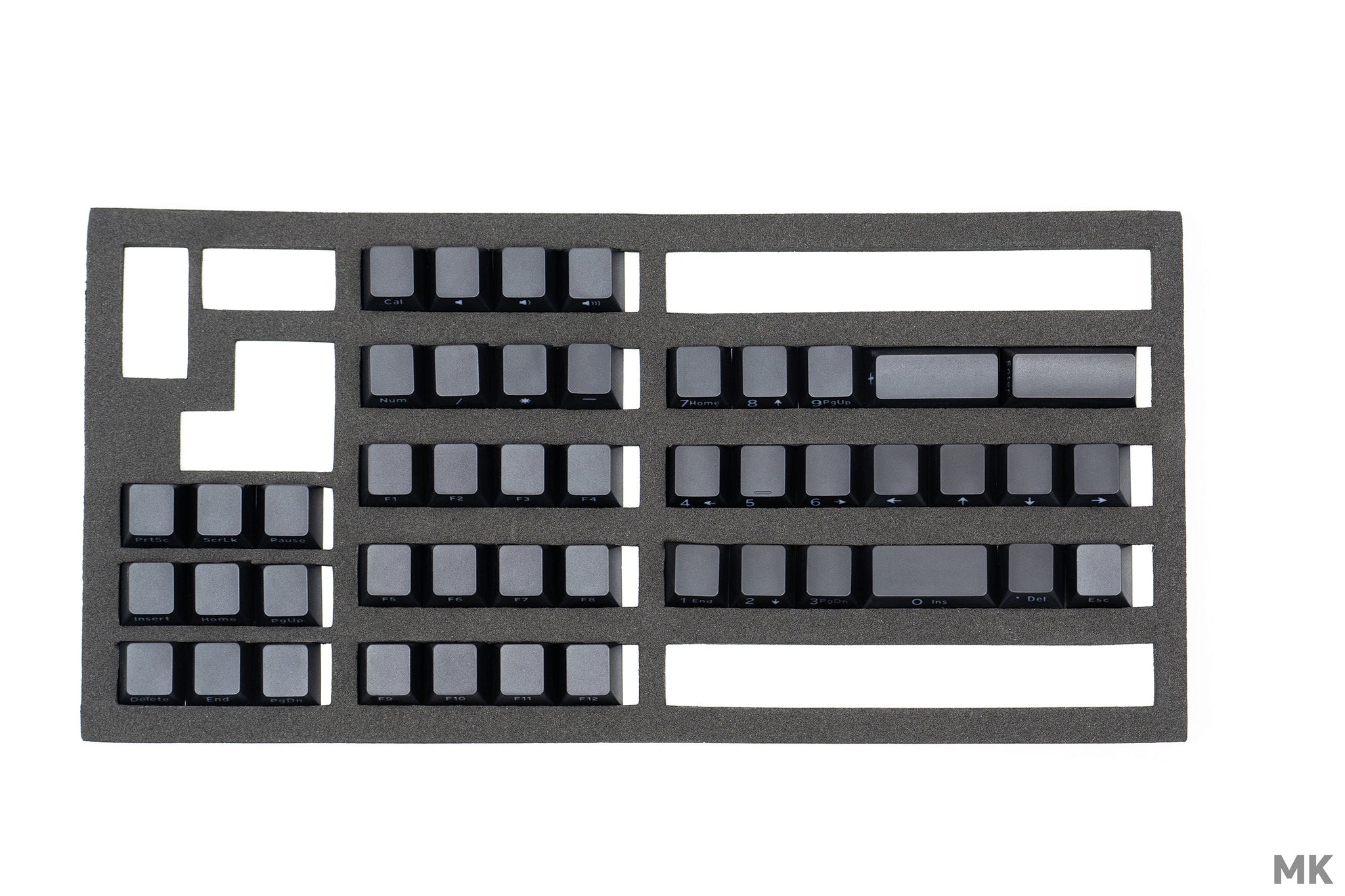 Ducky Black Backlit 108 Key Cherry Side Print Double Shot PBT Keycap S