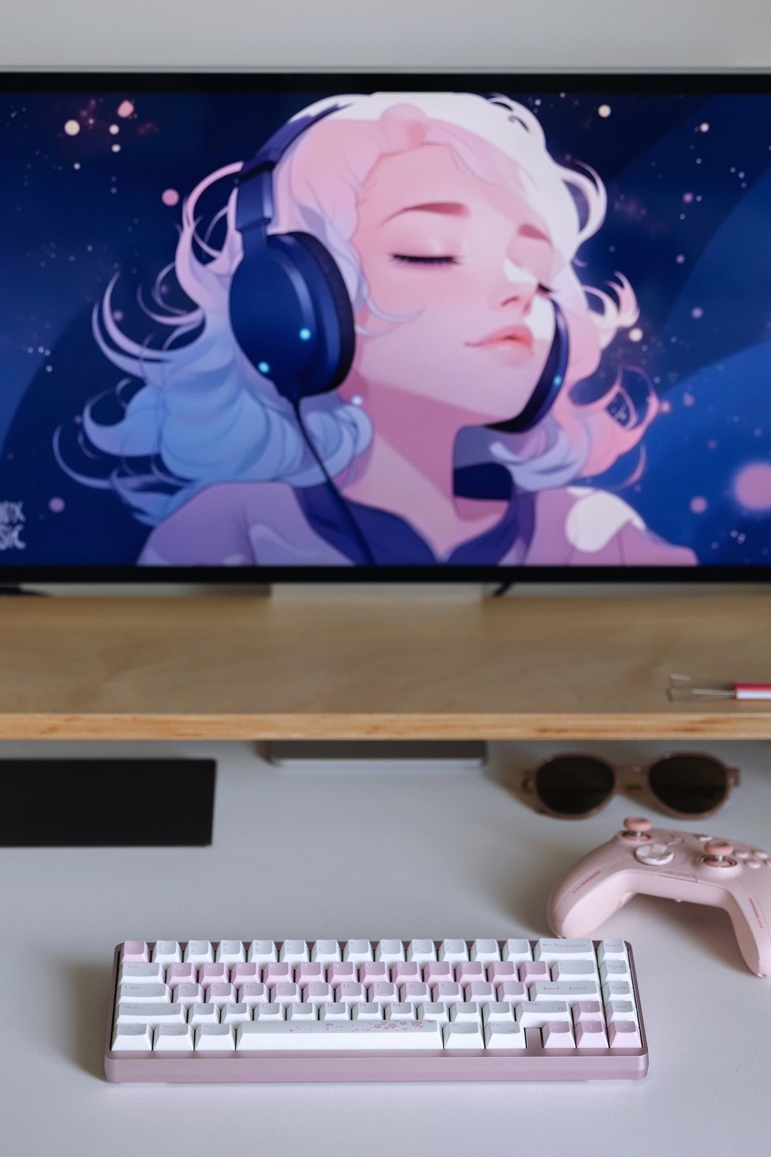 Varmilo Muse65 HE Sakura 8K Aluminum 65% RGB Keyboard