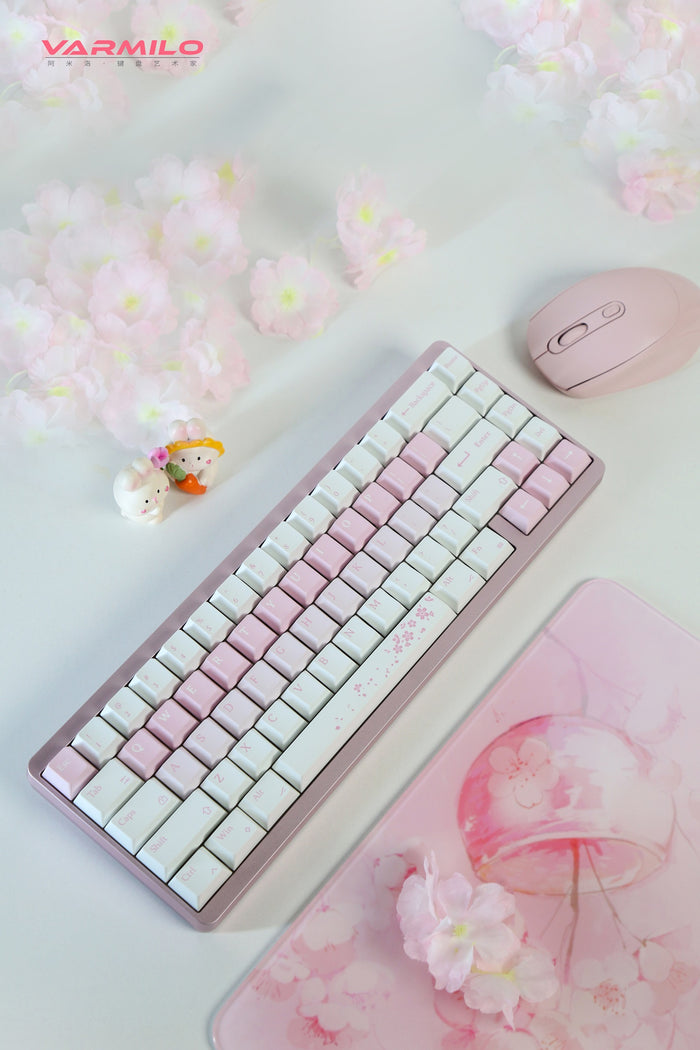 Varmilo Muse65 HE Sakura 8K Aluminum 65% RGB Keyboard