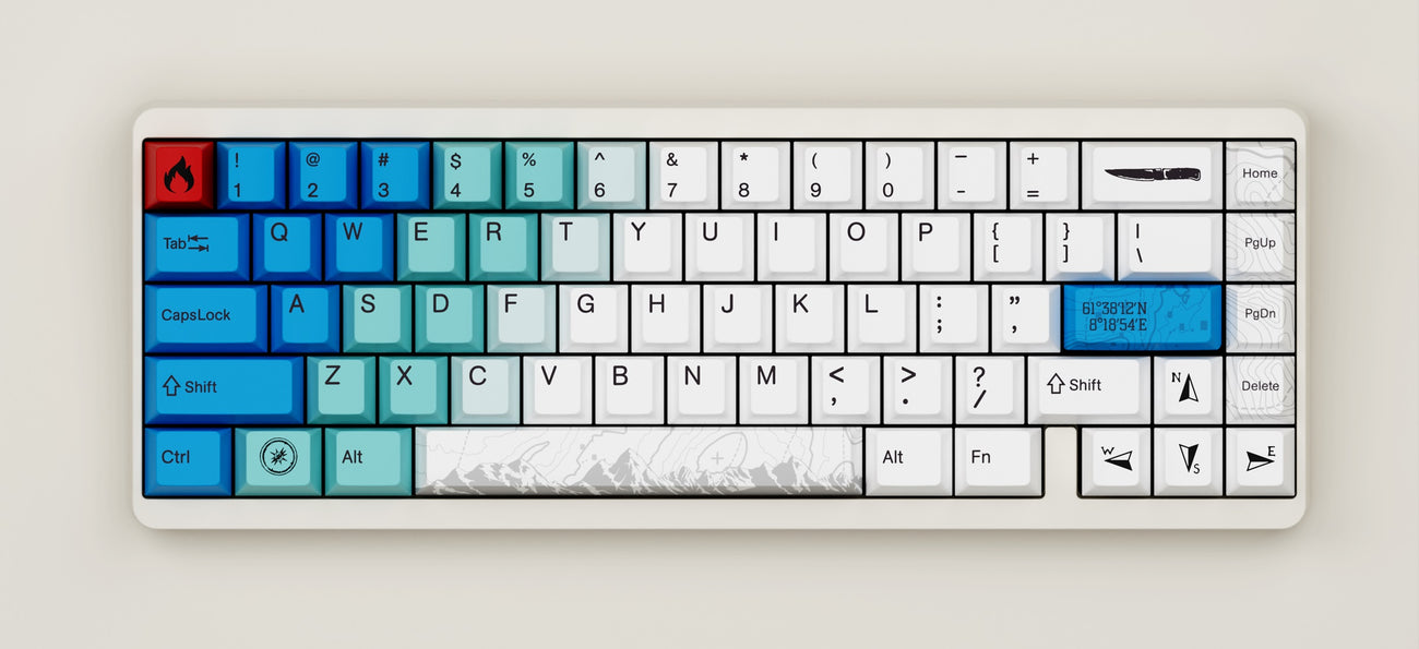 Varmilo Muse65 HE Summit 8K Aluminum 65% RGB Keyboard