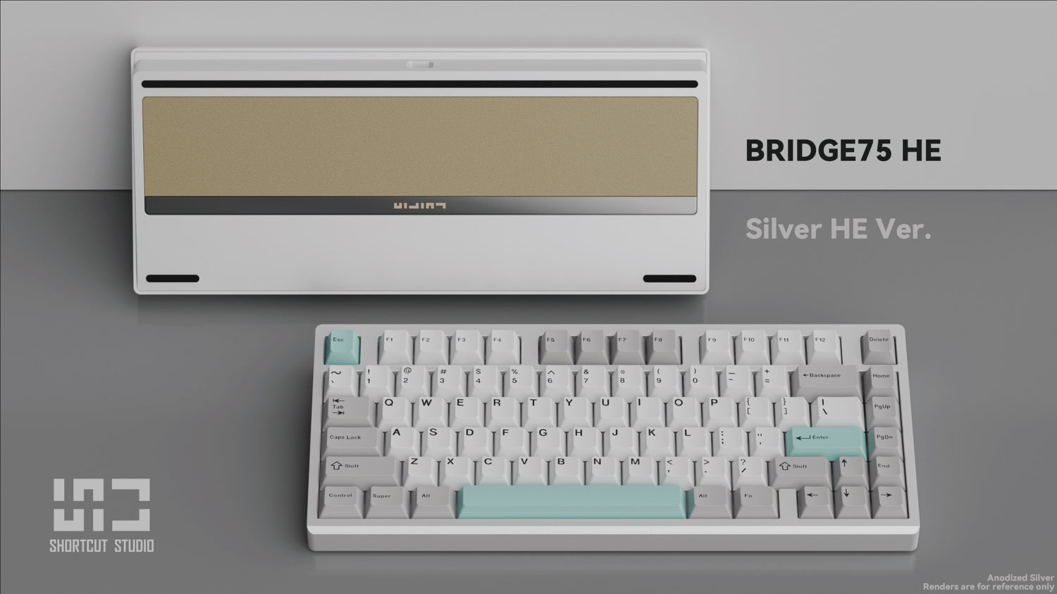 Shortcut Studio Bridge75 HE 8K Aluminum 75% Hotswap Mechanical Keyboar