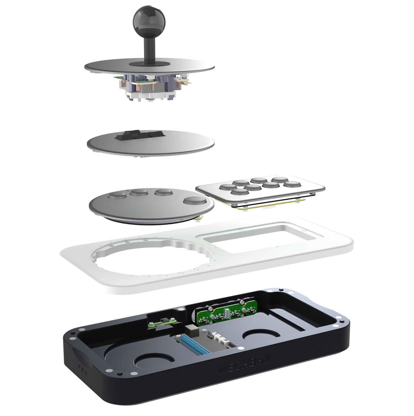 MK Mechbox Modular Fight Stick Arcade Controller