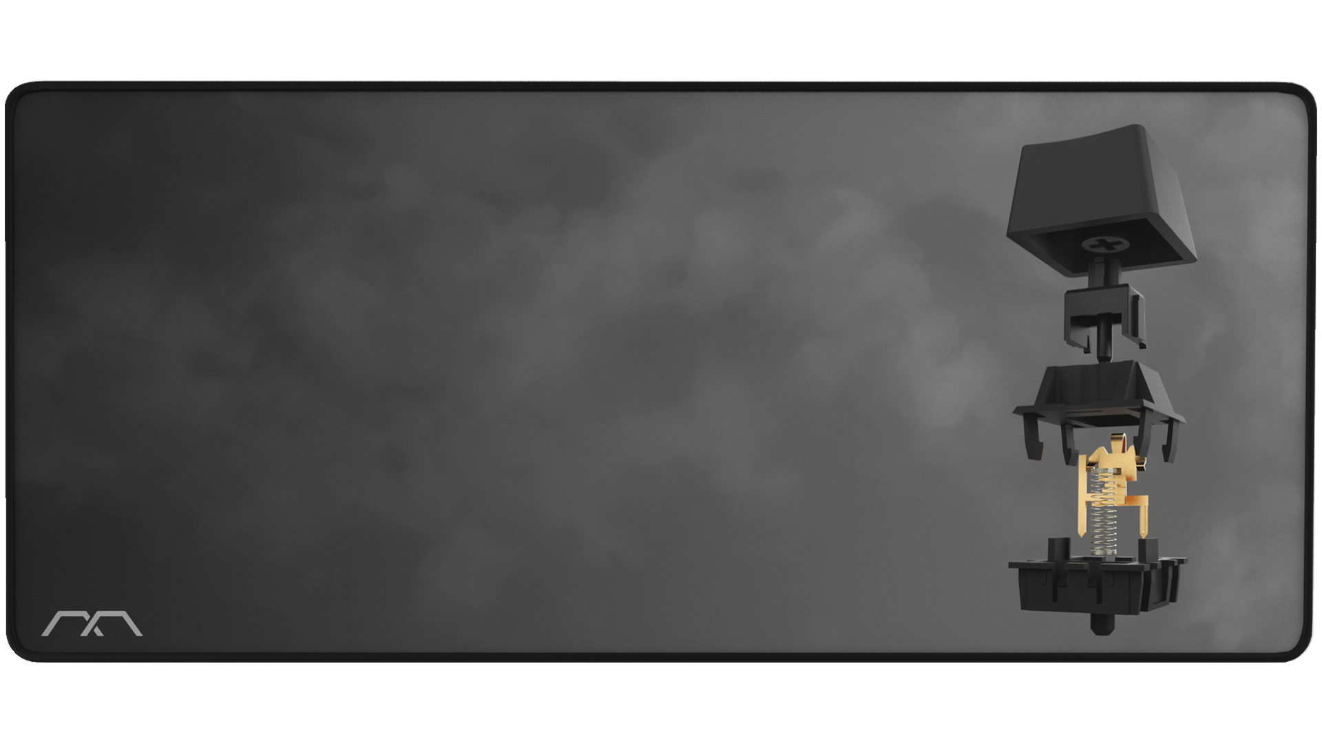 MK Black MX Switch Desk Mat Extra Large