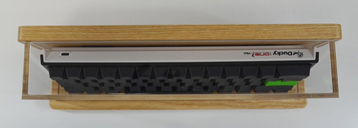 MK Nina 60% Ash Wood Acrylic Keyboard Display