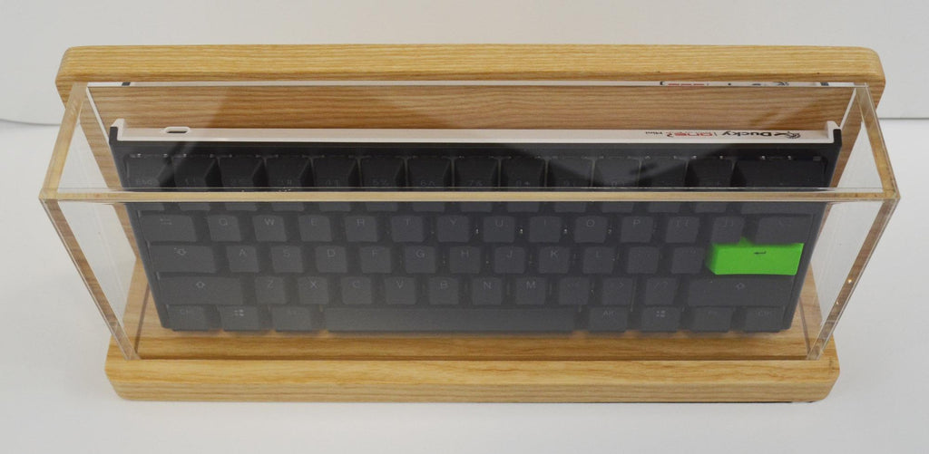 MK Nina 60% Ash Wood Acrylic Keyboard Display