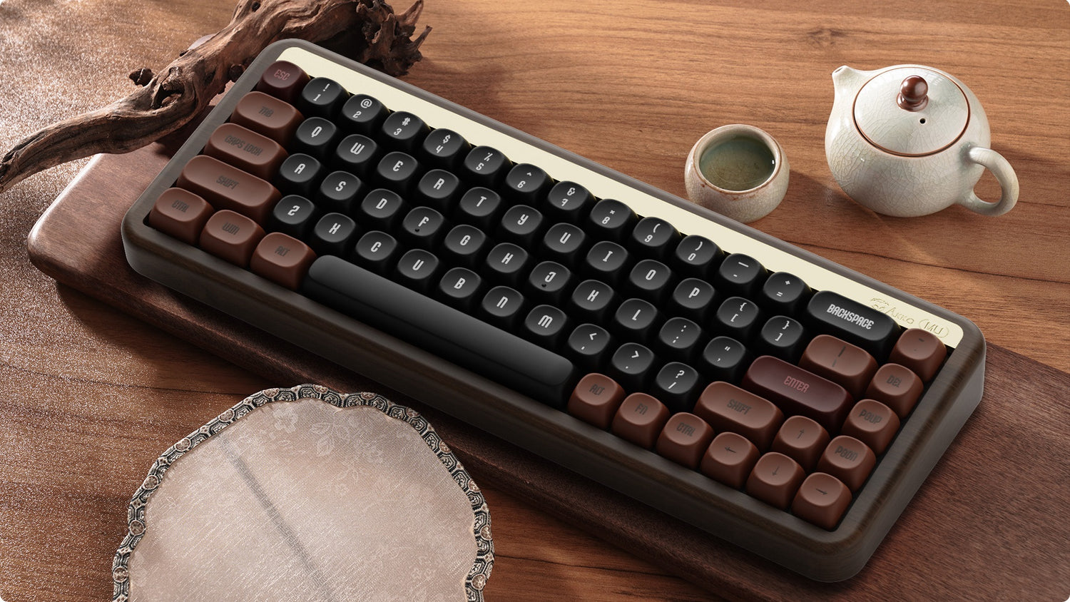 Akko MU01 Autumn Wood 65% Hotswap Wireless RGB Keyboard