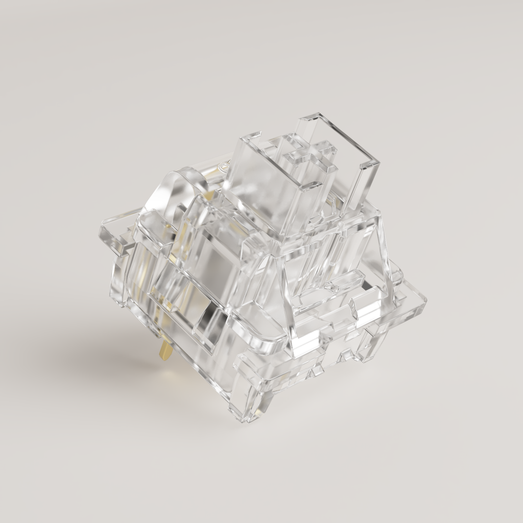 Akko Crystal Pro 45g Linear Plate Mount Switch 45 Pack