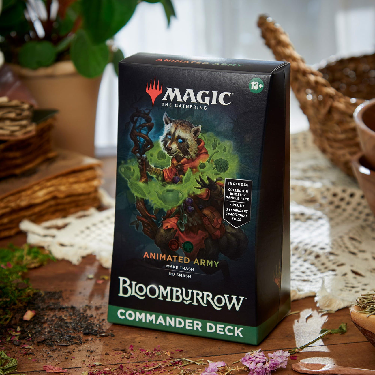 Magic The Gathering Bloomburrow Commander Deck Animated Army