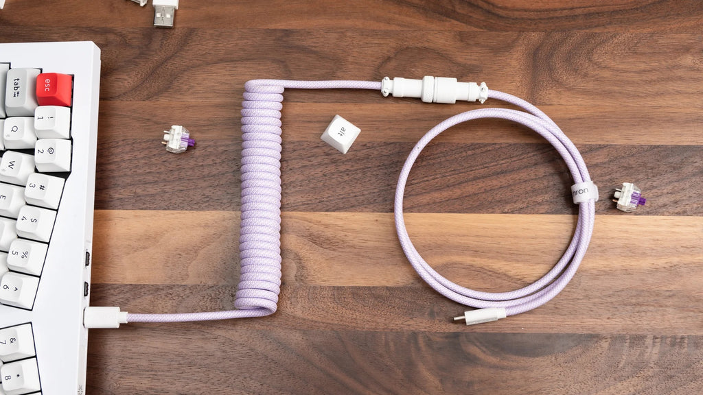 Keychron Coiled Aviator Cable Straight Connection