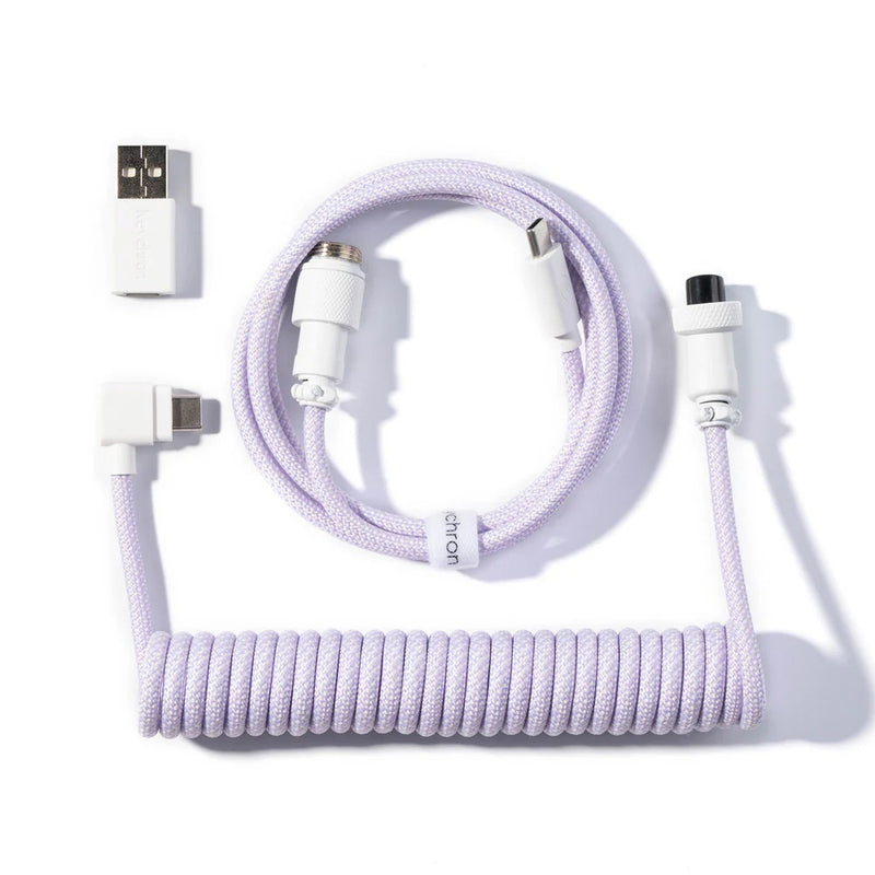 Keychron Coiled Aviator Cable Angled Connection