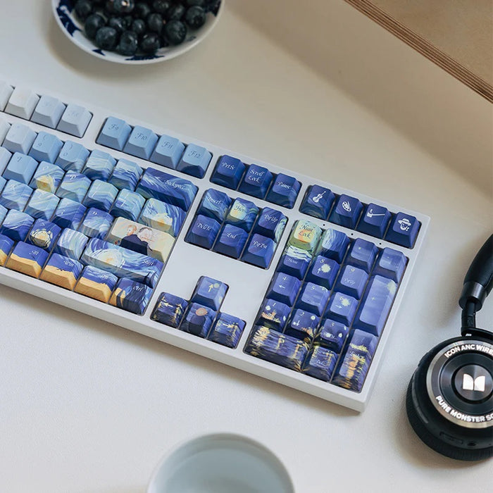 Varmilo Van Gogh 130 Key Dye Sub PBT Keycap Set