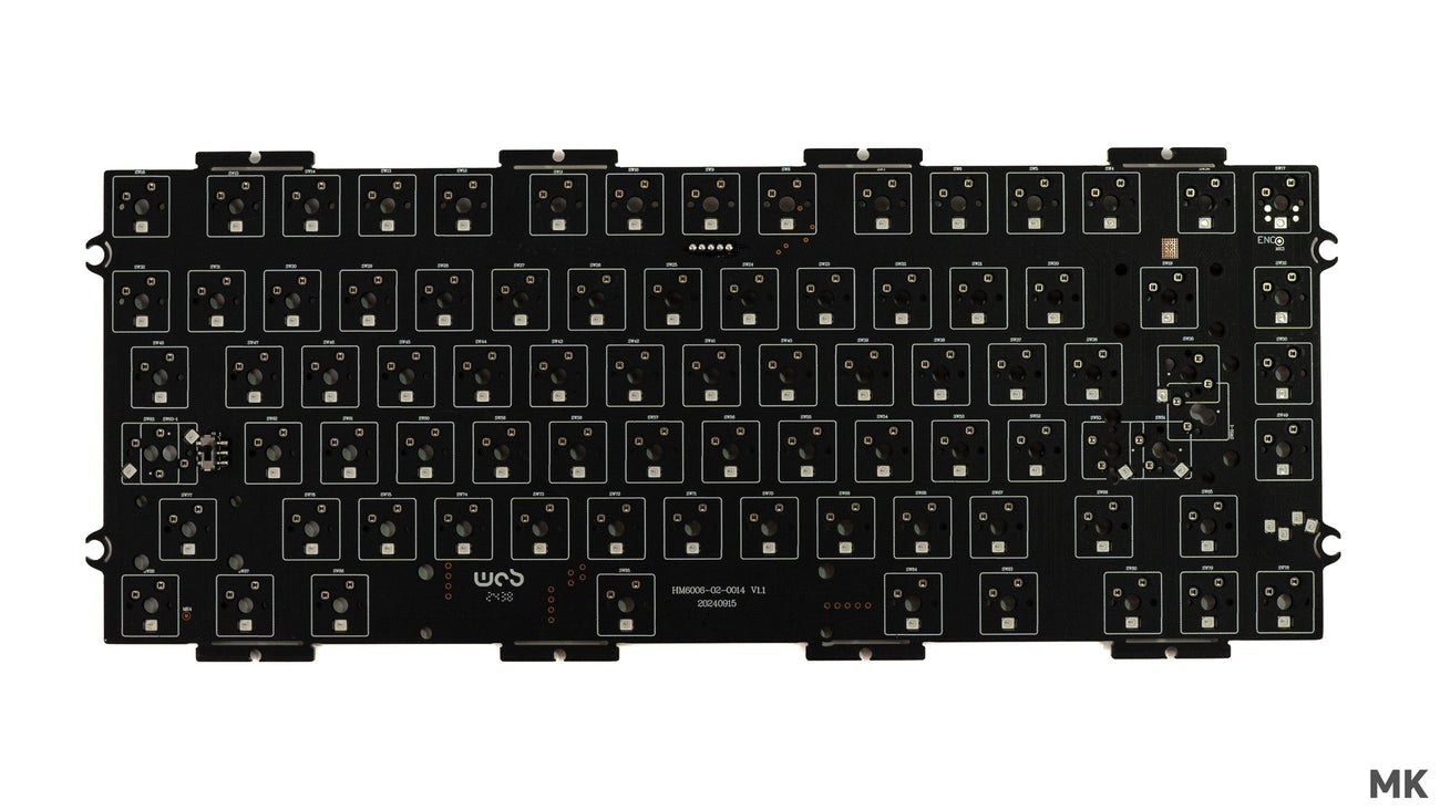 MK x Womier Non Flex-cut RGB PCB for RD75 Pro