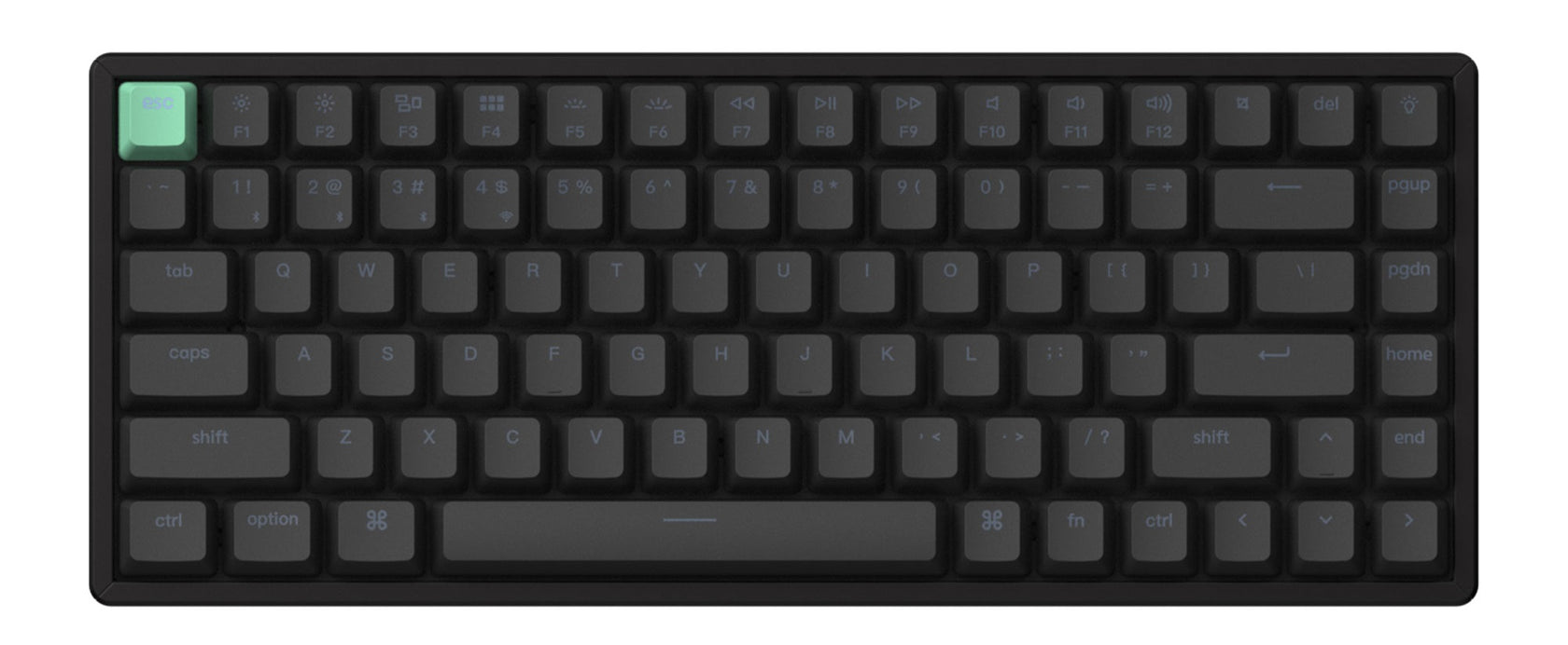 Keychron K2 HE Black 75% Aluminum Wireless Keyboard